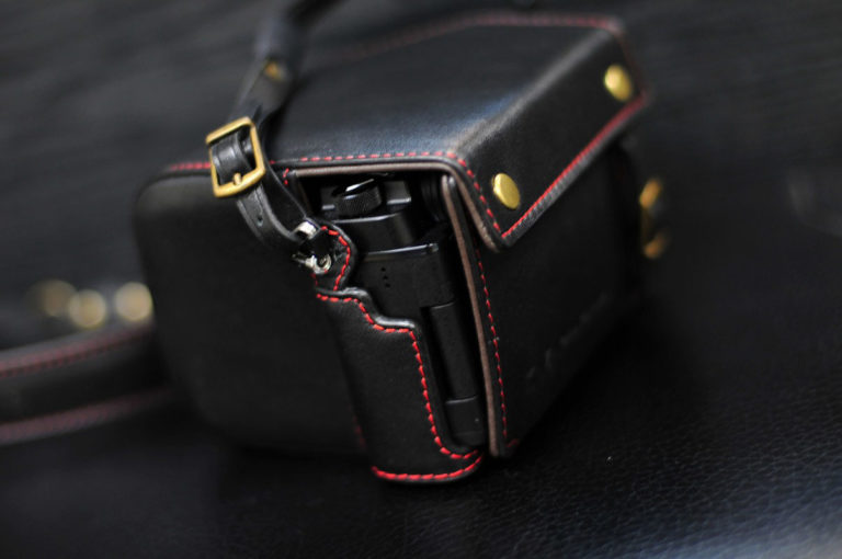 Shop Olympus Pen-F Half Case | Olympus Pen-F Leather Case