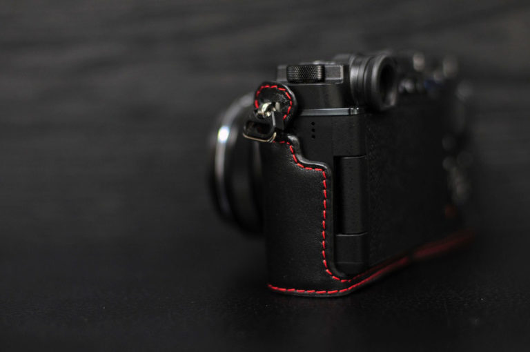 Shop Olympus Pen-F Half Case | Olympus Pen-F Leather Case
